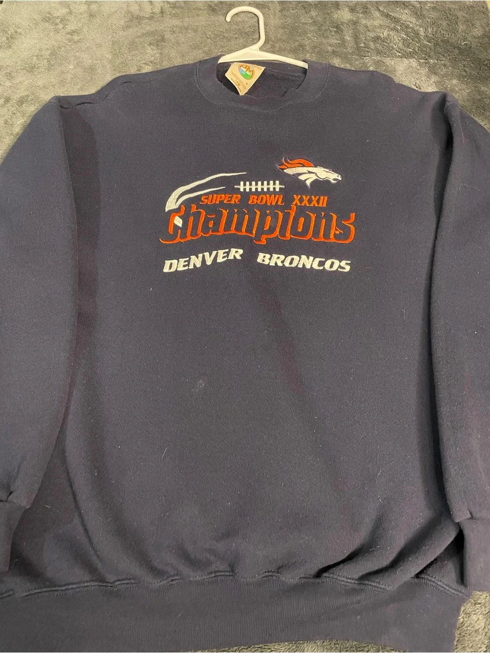 Sweaters | Vintage Super Bowl 32 Crew | Poshmark